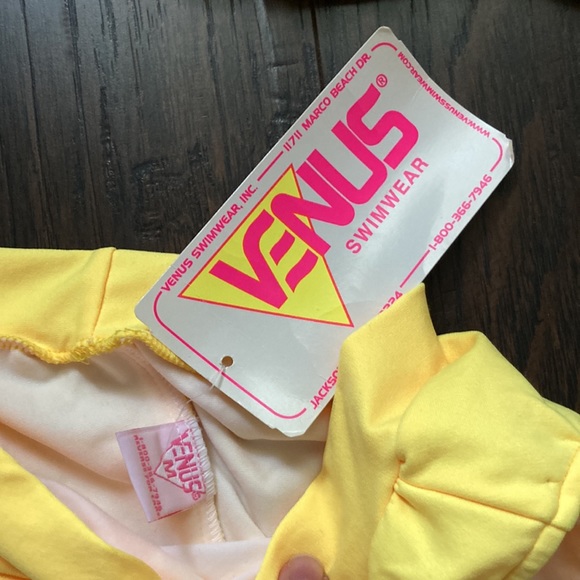Venus Swim Vintage Deadstock Venus Bikini Set Size Medium Yellow